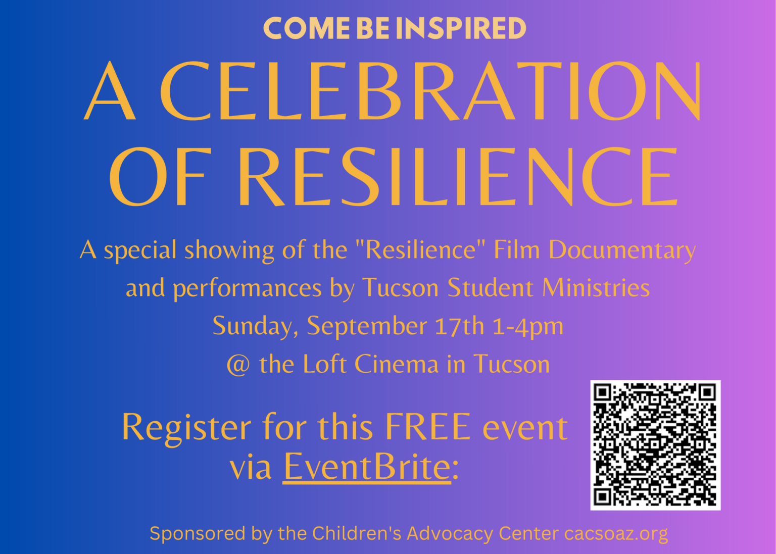 A Celebration of Resilience * Children's Advocacy Center of Southern ...